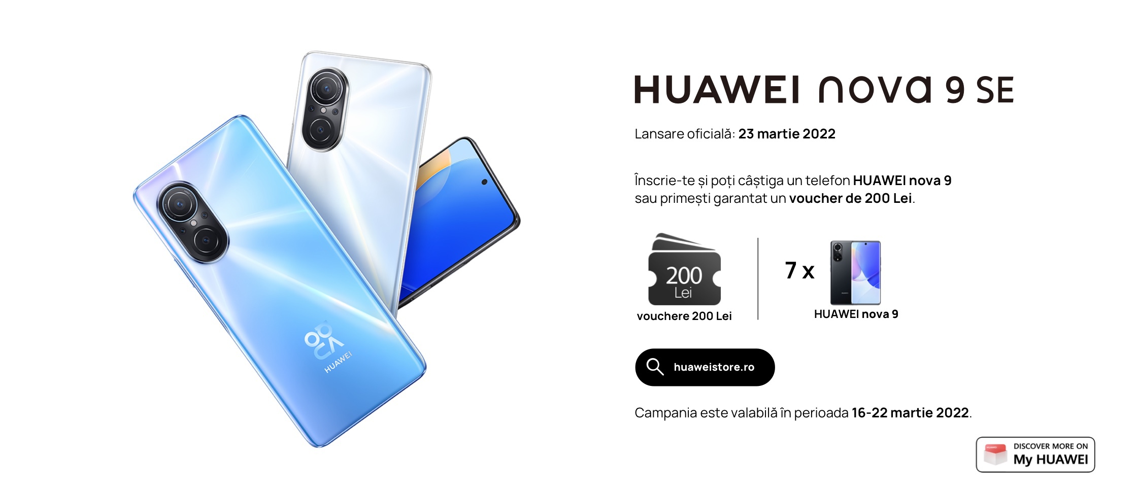 3 produse noi HUAWEI urmează să fie lansate! Află cum poți câștiga un ...