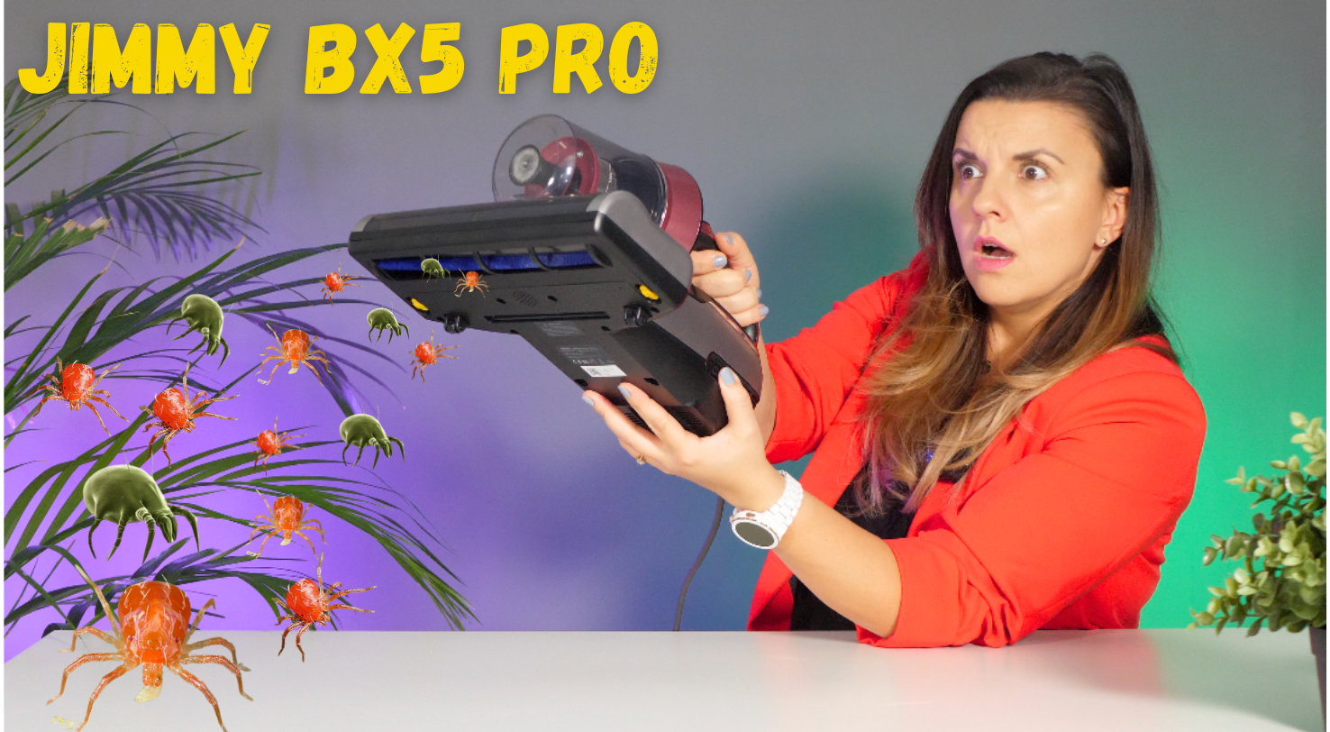 Jimmy BX5 Pro - aspiratorul anti acarieni cu UV care igienizează și ...